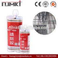China NJMKT MT-500 Epoxy Chemical Anchor Adhesive 360ml ETA Approved for Rebar Bonding for sale