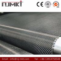 China Black 300gsm Unidirectional Full Carbon Fiber Fabric for Construction Reinforcement for sale