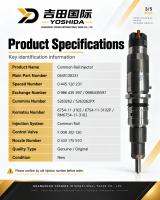China 0445120231 Common Rail Injector Replacement for Komatsu PC200-8 SAA6D107 Engine for sale