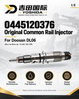 China 0445120376 Original BO-SCH Common Rail Injector For Doosan DL06P DX140 for sale