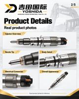China 0445120376 Original BO-SCH Common Rail Injector For Doosan DL06P DX140 for sale