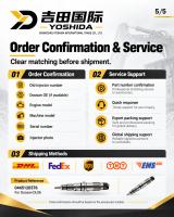 China 0445120376 Original BO-SCH Common Rail Injector For Doosan DL06P DX140 for sale