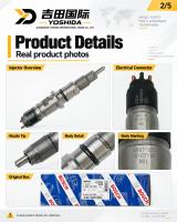China 0445120295 Original BO-SCH Common Rail Injector For Doosan DL06 DX140 for sale
