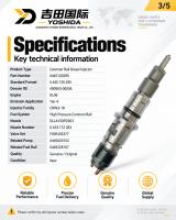 China 0445120295 Original BO-SCH Common Rail Injector For Doosan DL06 DX140 for sale