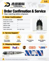 China 0445120295 Original BO-SCH Common Rail Injector For Doosan DL06 DX140 for sale