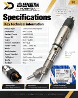 China 0445120268 Original BO-SCH Common Rail Diesel Injector For Doosan DL06 DX225 for sale