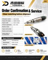 China 0445120268 Original BO-SCH Common Rail Diesel Injector For Doosan DL06 DX225 for sale