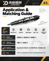 China 0445120177 Original BO-SCH Common Rail Injector For Cum-mins QSB6.7 Engine for sale