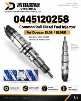 China 0445120258 Original Common Rail Diesel Injector For Doosan DL08 DL08K Engine for sale