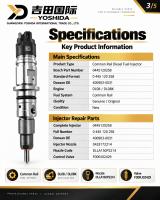 China 0445120258 Original Common Rail Diesel Injector For Doosan DL08 DL08K Engine for sale