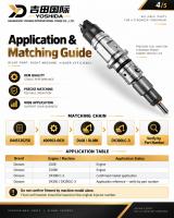 China 0445120258 Original Common Rail Diesel Injector For Doosan DL08 DL08K Engine for sale