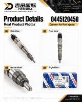 China 0445120450 Original Common Rail Diesel Injector For Doosan DL08 Tier 4 CRIN3 for sale