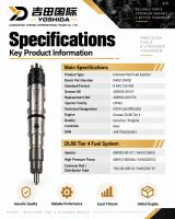 China 0445120450 Original Common Rail Diesel Injector For Doosan DL08 Tier 4 CRIN3 for sale