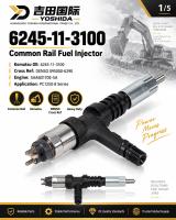 China 6245-11-3100 Original Common Rail Diesel Injector For Komatsu SAA6D170E-5 for sale