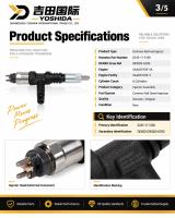 China 6245-11-3100 Original Common Rail Diesel Injector For Komatsu SAA6D170E-5 for sale