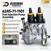 China 6245-71-1101 Replacement Common Rail Fuel Pump For Komatsu SAA6D170E-5 Engine for sale