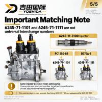 China 6245-71-1101 Replacement Common Rail Fuel Pump For Komatsu SAA6D170E-5 Engine for sale