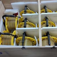 China Measuring Borehole Dip Meter 300m Well Water Depth Meter Electronic for sale