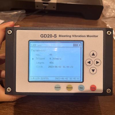 China Blasting Vibration Monitoring Equipment Ground Vibration Monitor 35cm / S for sale