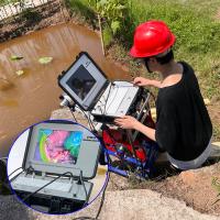 China 32GB USB Borehole Camera For Video Well Inspections With Depth Recording for sale