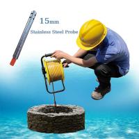 China 30M 50M 100M 150M 200M 300M Water Level Meter Deep Well Water Level Sensor With Buzzer for sale