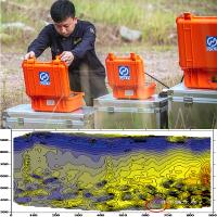 China Time Domain TEM Transient Electromagnetics Induced Polarization Geophysical Exploration Instrument With GP for sale