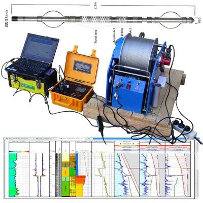 China Geophysical Logging Equipment Resistivity Natural Gamma SP Caliper Deep Well Logging Tools Deep Well Logging Device for sale