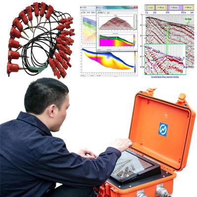 China Seismic Imaging Digital Engineering Seismograph 24/48 Channel for Earthquake SASW/MASW Seismic Refraction Devices for sale