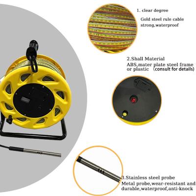 China Low Price 300m Water Depth Measuring Instrument With Stainless Steel Ruler for sale