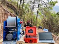 China Economical Borehole Logging Equipment Measuring 0 To 9999.99m Depth For Carry Probes for sale