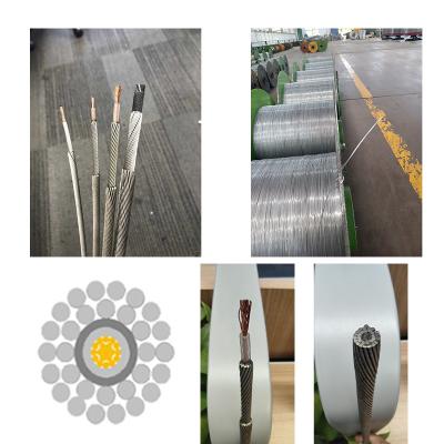 China Single-Core Pumping Perforating Cable Logging Cable for Oilfield Exploration for sale