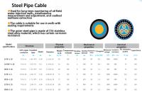 China 316 Alloy Oilfield Cable with Pressure Sealed Conduit for sale