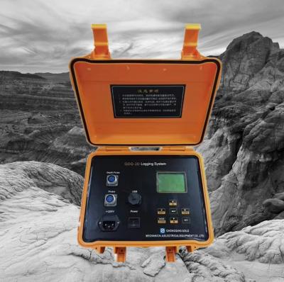 China Geophysical Well Logging System with 0～9999.99m Depth 3600 P/m Pulse Count and -10℃~ +50℃ Working Temperature Range for sale