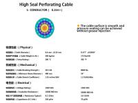 China Rotary Short Circuit Wireline Logging Cable with 25 KN Breaking Strength and 232 ℃ Temp Rating for Heavy-Duty Well Logging for sale