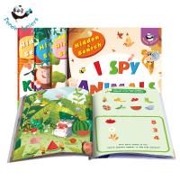 China Matt Lamination Hide And Seek Picture Book I Spy Garden For Toddlers for sale