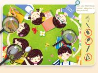 China Spy Animals Garden Party Kindergarten Activity Work Books For Kids Learning for sale