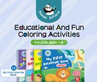 China Aesthetics Doodle Patterns Colouring Book , Enrich Cognitive Picture Coloring Book for sale