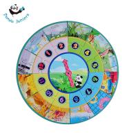 China Preschool Calendar Learning Round Baby Jigsaw Puzzles Toys Sensitivity Development for sale