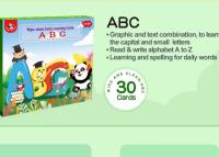 China ABC Learning Preschool Flash Cards for sale
