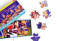 China Jumbo Jigsaw Paper Long 90cm Floor Puzzles for Children Learning Educational Toys Chinese Lantern Festival for sale