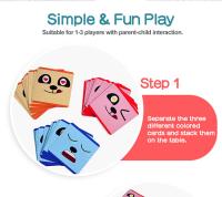 China Innovative Products for Education Learn to identify emotions by completing a facial expression puzzle for sale