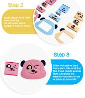 China Innovative Products for Education Learn to identify emotions by completing a facial expression puzzle for sale