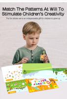China Educational Magic Reusable Sticker Book For Toddlers Intellectual Development for sale