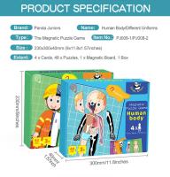 China Different Uniforms Cognitive Magnetic Puzzle Game for Kids Gift for sale
