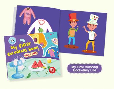 China Intellectual Growth Toddlers Coloring Book Animal Painting Cultivate Color Sensitivity for sale