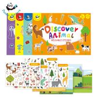 China Early Learning Sticker Books Birthday Gifts , Educational Gifts For Preschoolers for sale
