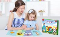China Preschool Alphabet Shape Number Early Learning Flash Cards Wipe Clean Pen Control for sale