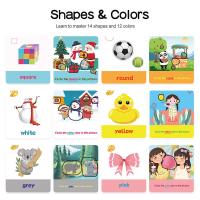 China Shape And Colors Early Learning Education Flash Cards Preschool to Kindergarten Toddler Writing and Learning for sale