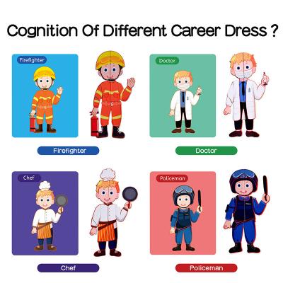 China Parent Child Interaction Magnetic Puzzles For Toddlers Different Uniforms Matching Games for sale