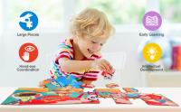 China Paper Board Floor Puzzle Toys Level-Up Jigsaw Puzzle Games For Children for sale